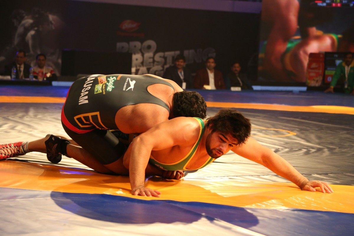 Season 1: Day 4 - Punjab Royals Vs UP Warriors | Pro Wrestling League ...